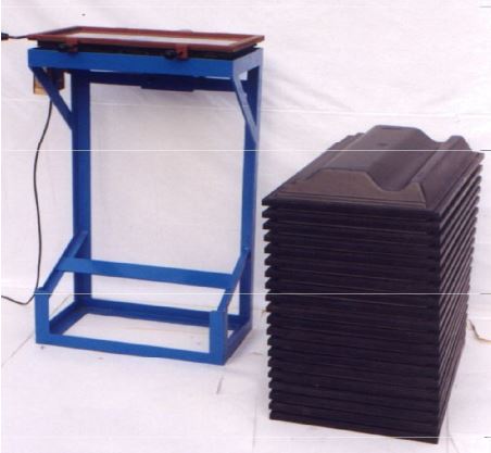 Roof tile making machine